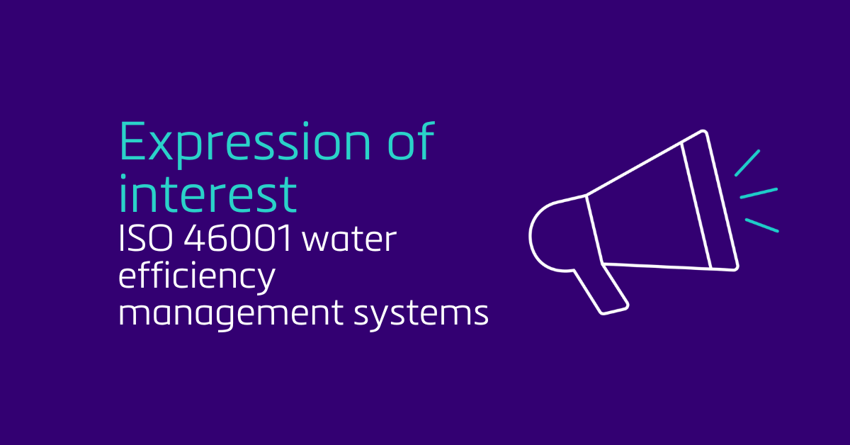 Pilot accreditation programme for ISO 46001 water efficiency management ...